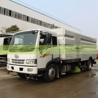 ShACMAN Pressure Washing Road Sweeper Truck - CSCTRUCK Municipal Truck