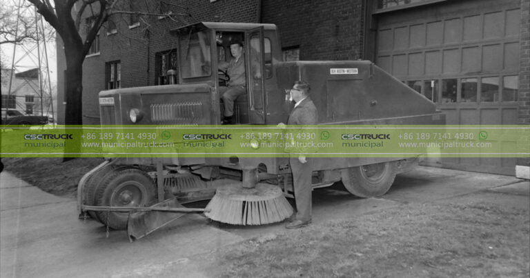 The Evolution of Sweeper Trucks: A Brief History - CSCTRUCK Municipal Truck