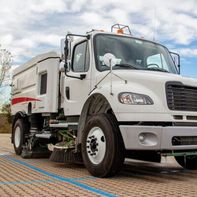 Parking Lot Sweeper Trucks: Keeping Parking Areas Tidy - CSCTRUCK ...