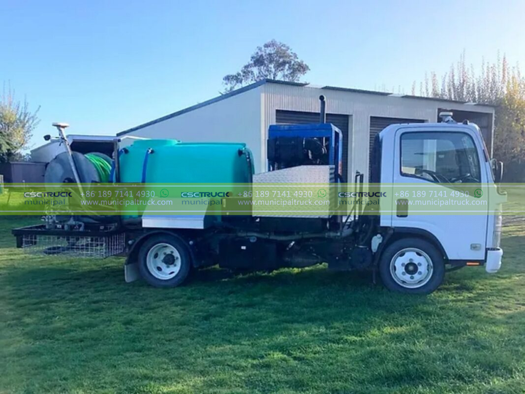 Benefits of Using a Water Jetting Truck - CSCTRUCK Municipal Truck