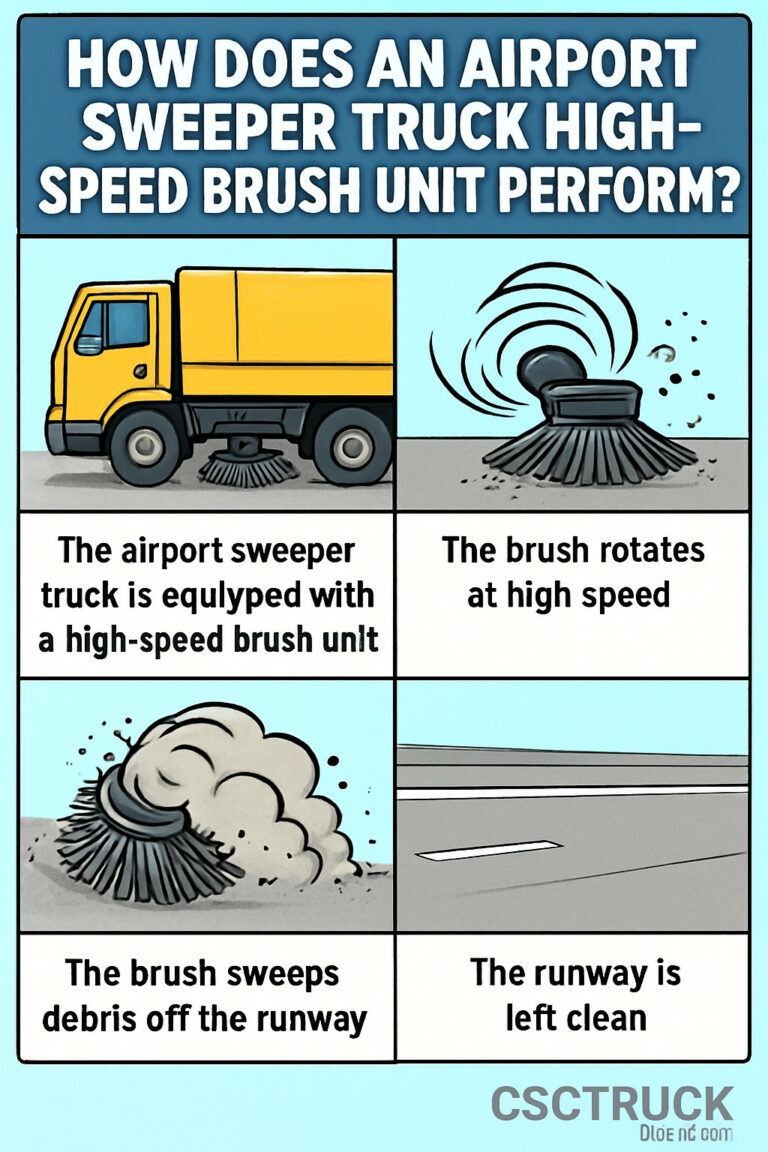 How Does an Airport Sweeper Truck High-Speed Brush Unit Perform ...